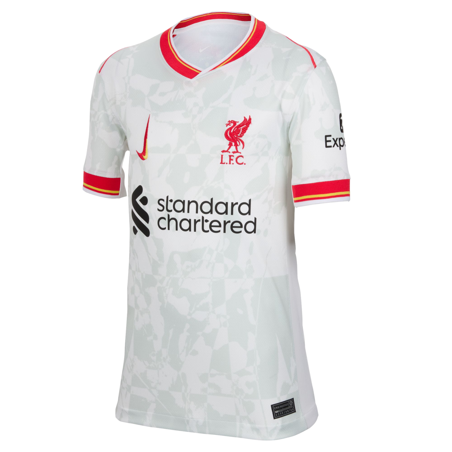 Nike Liverpool 24/25 Youth Third Jersey Soccer FQ2253-101 White
