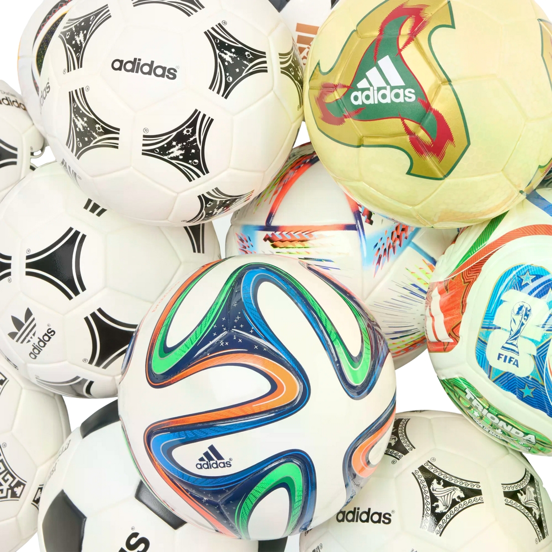 Adidas World Cup Historical Mini Ball Set Soccer JN2093 White