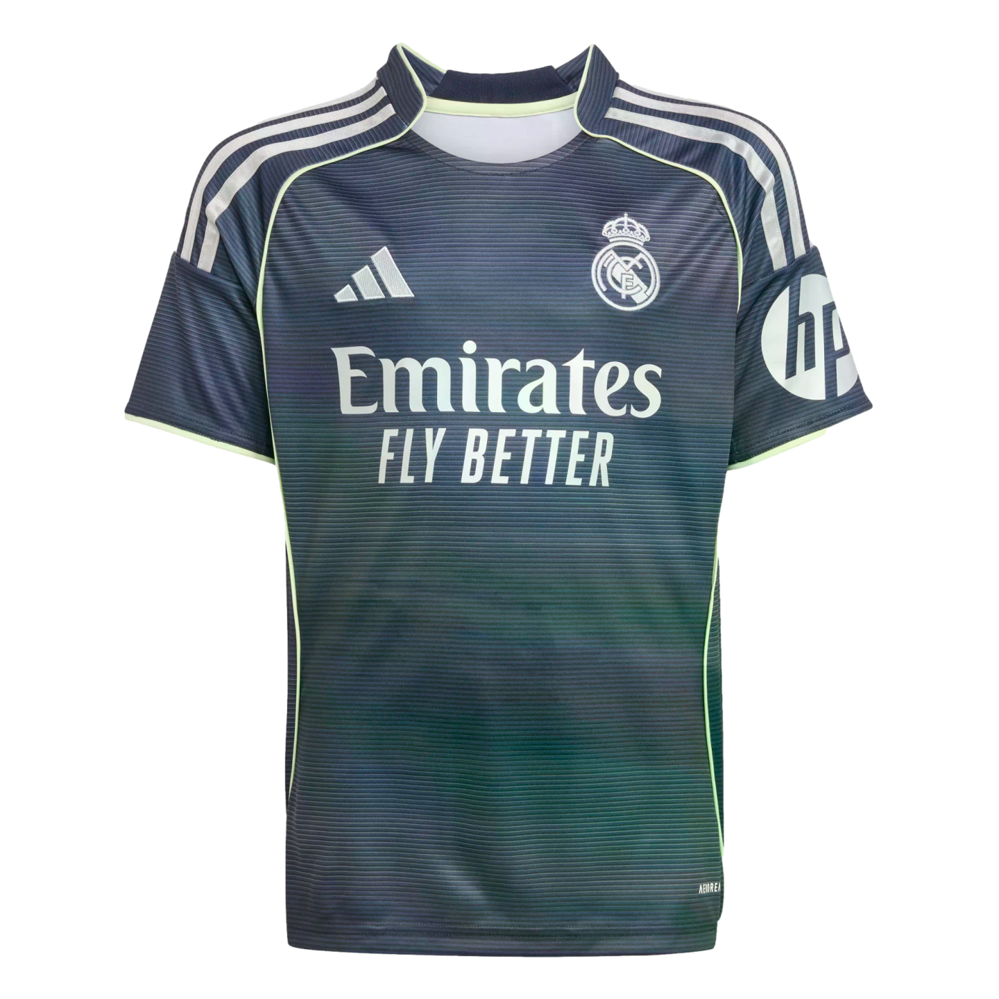 Adidas Real Madrid 25/26 Youth Away Jersey Soccer JP3947 Navy Blue