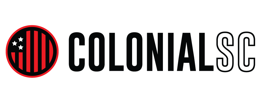 FULL - COLONIAL CIRCLE with - BLACKTEXT - HORIZONTAL logo